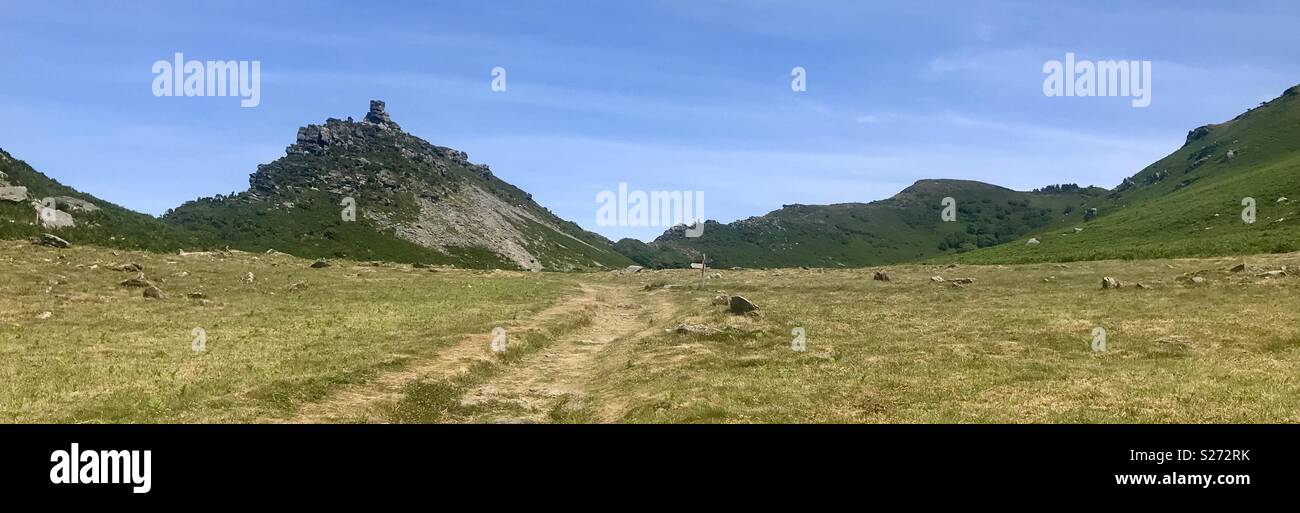 Valley of rocks Devon Stock Photo - Alamy