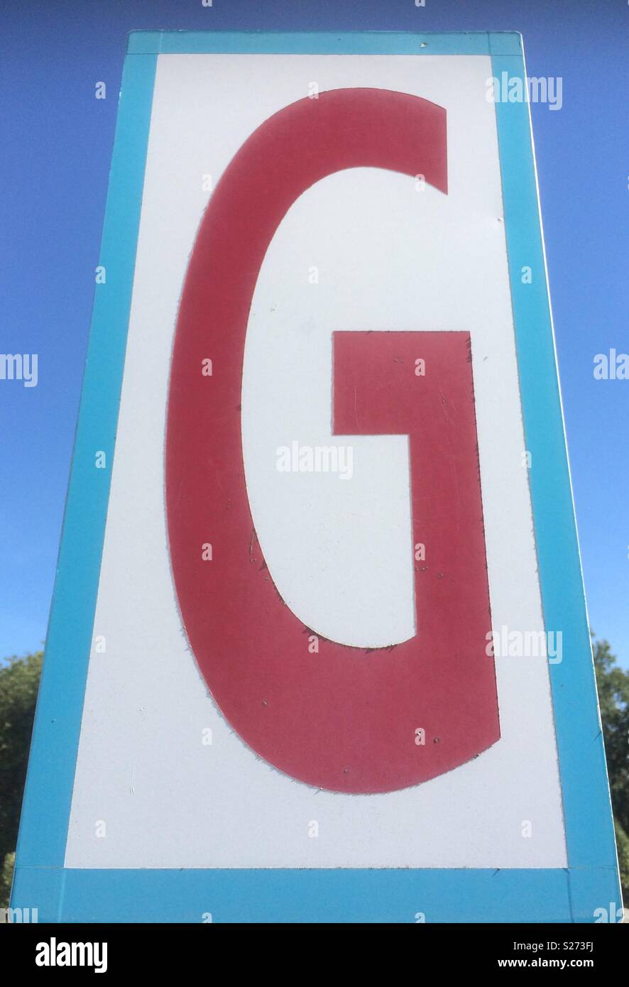 The letter g Stock Photo - Alamy