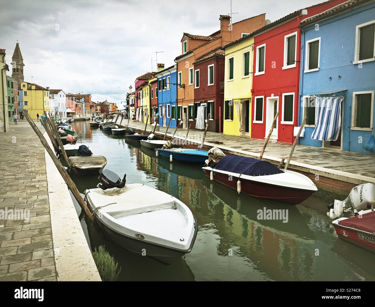 Colorful buildings of Burano Stock Photo - Alamy