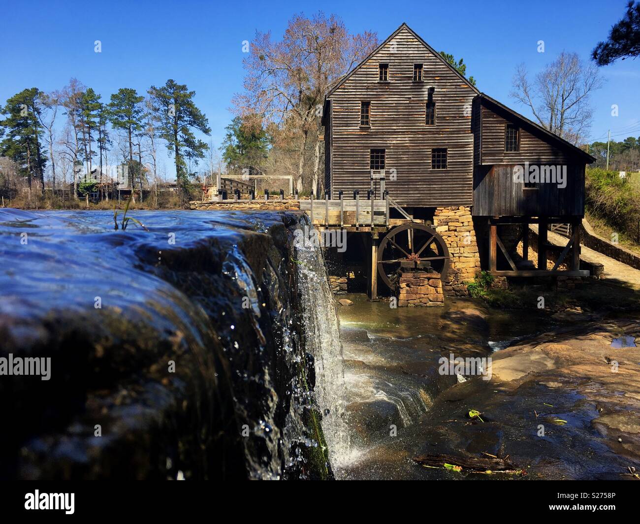 Historic yates mill county park hi-res stock photography and images - Alamy