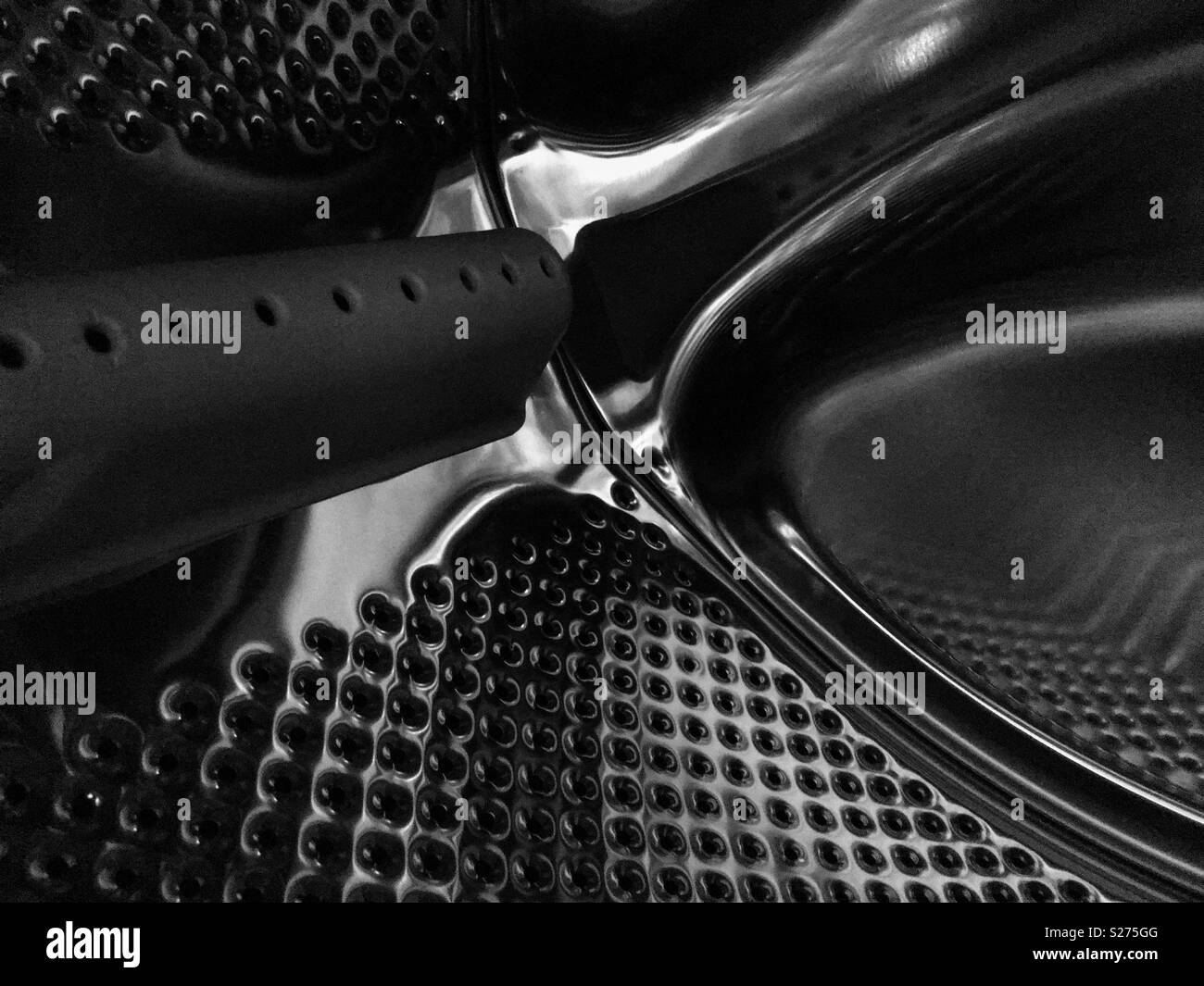 The inside of a washing machine Stock Photo - Alamy