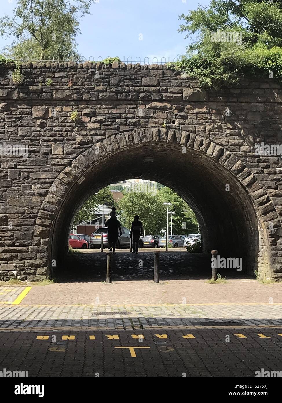 Bridge in Swansea, Wales Stock Photo - Alamy