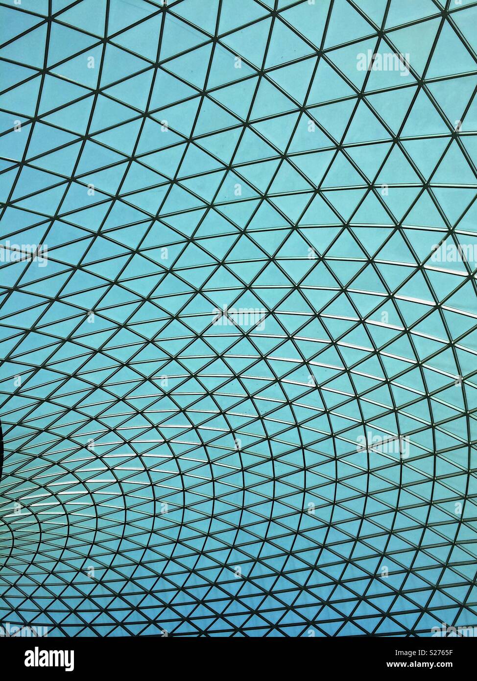 Geometric skylight roof grid pattern Stock Photo - Alamy