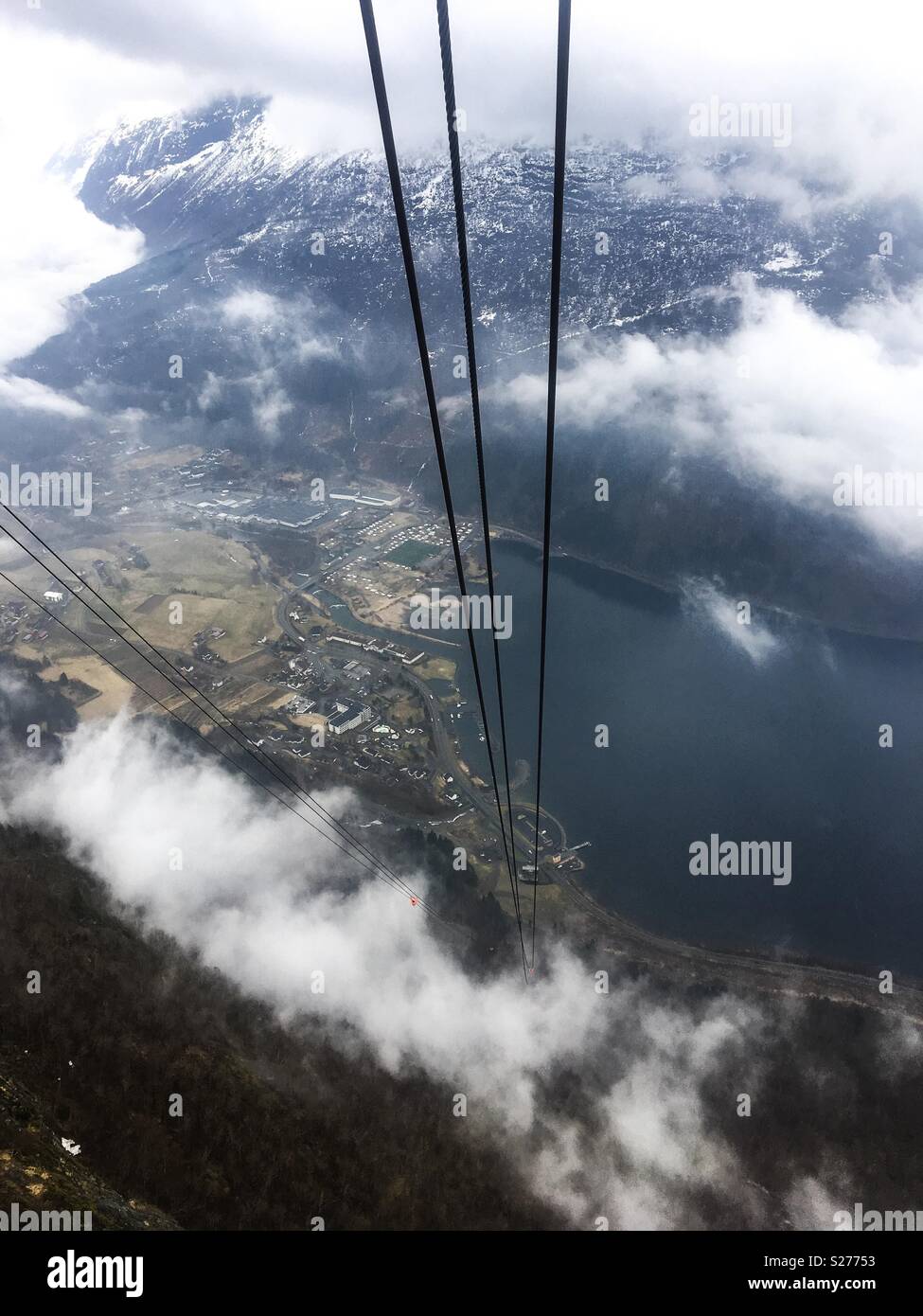 Loen sky lift cable car hi-res stock photography and images - Alamy