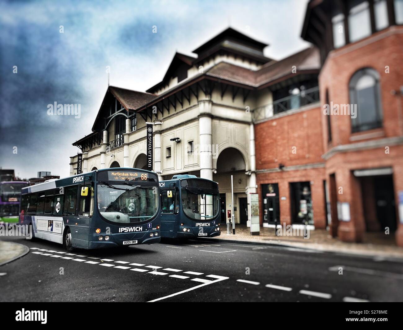 Ipswich buses Suffolk UK Stock Photo - Alamy
