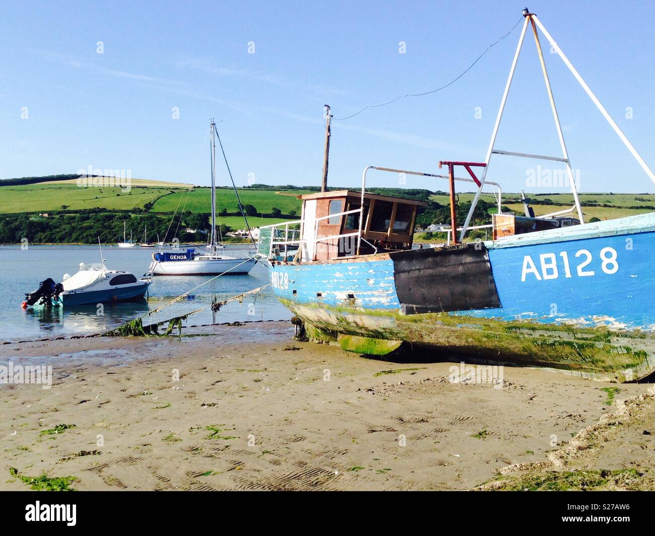 Welsh boats hi-res stock photography and images - Alamy