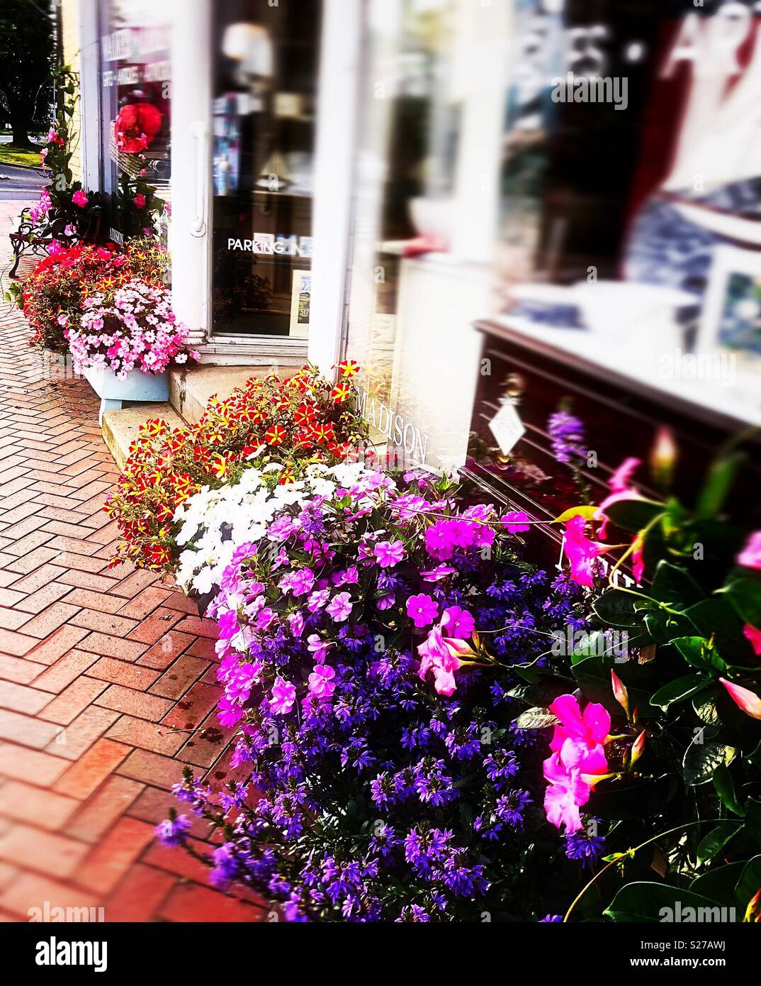 The local Antique Store in Madison decorates it’s storefront with a ...
