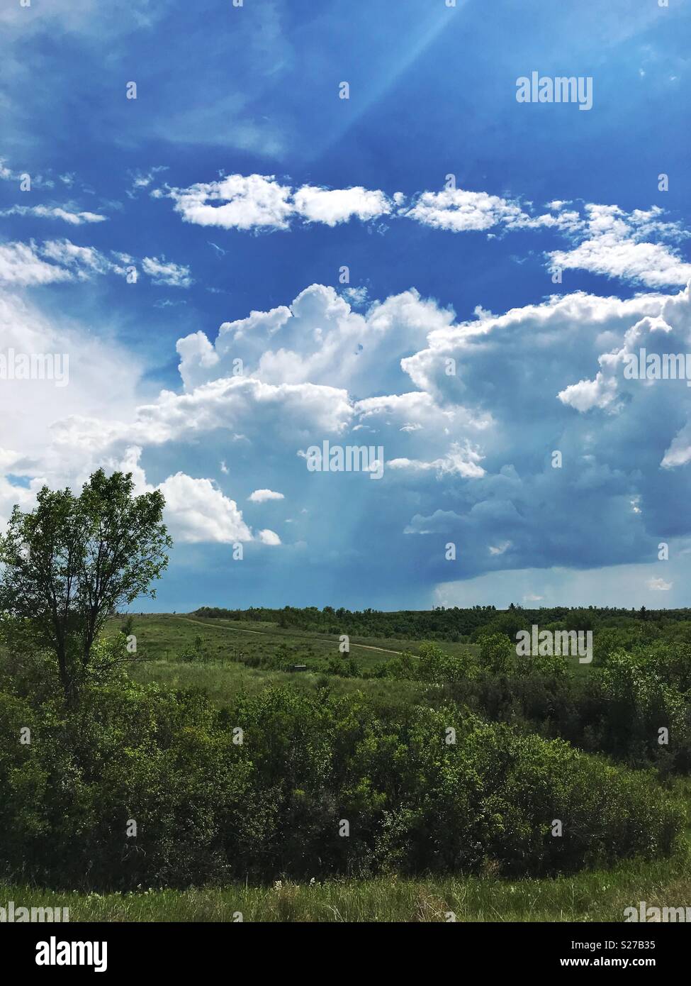 Prairie sky in Saskatchewan Stock Photo - Alamy
