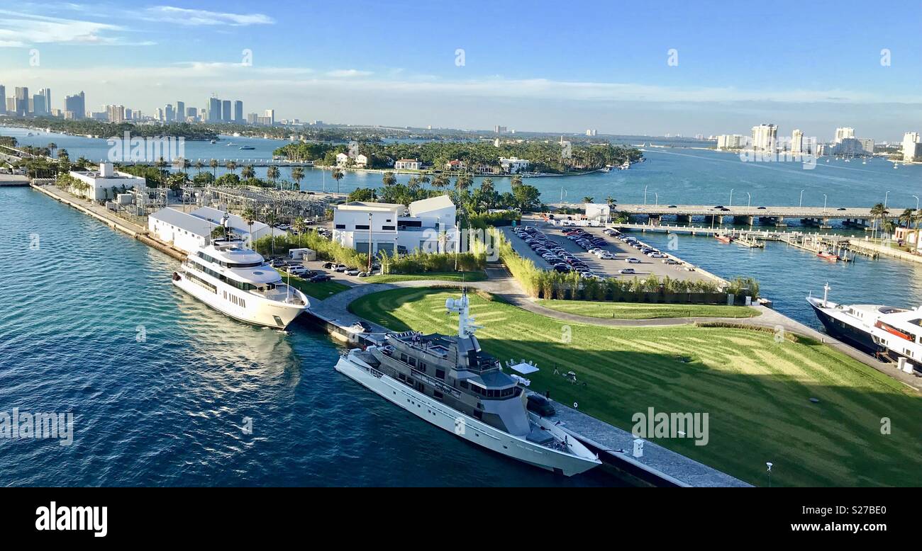 Miami port cruise hi-res stock photography and images - Alamy