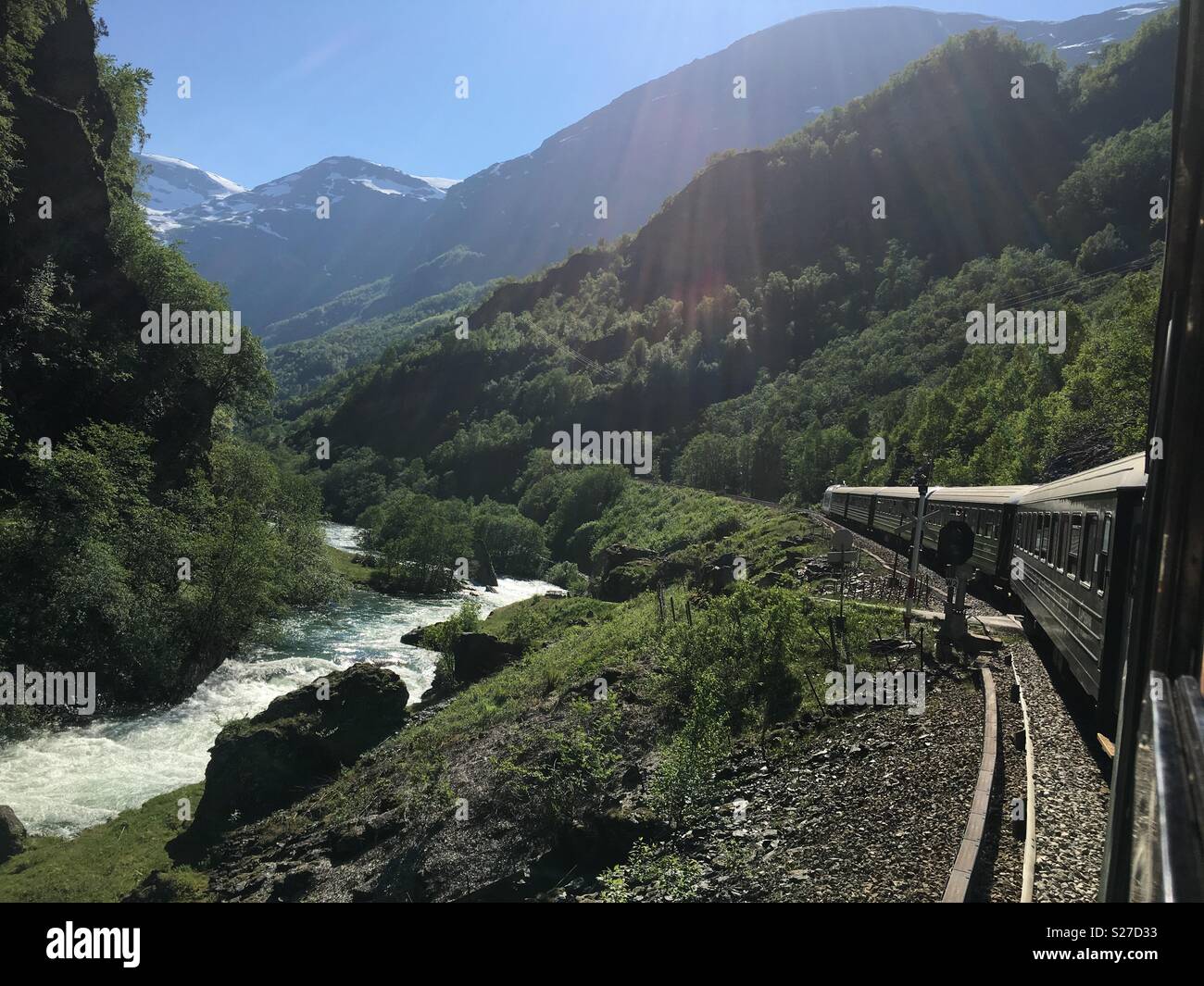 Norway flam rail hi-res stock photography and images - Alamy