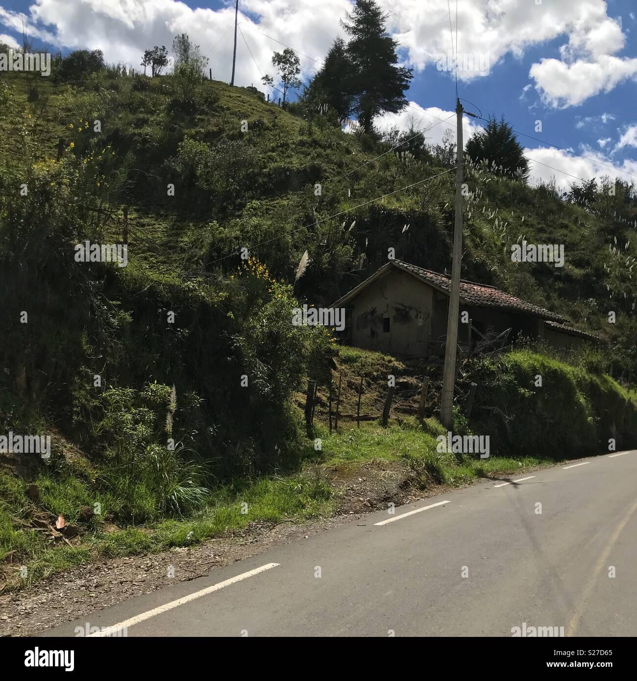 Old house in Ecuador Stock Photo - Alamy