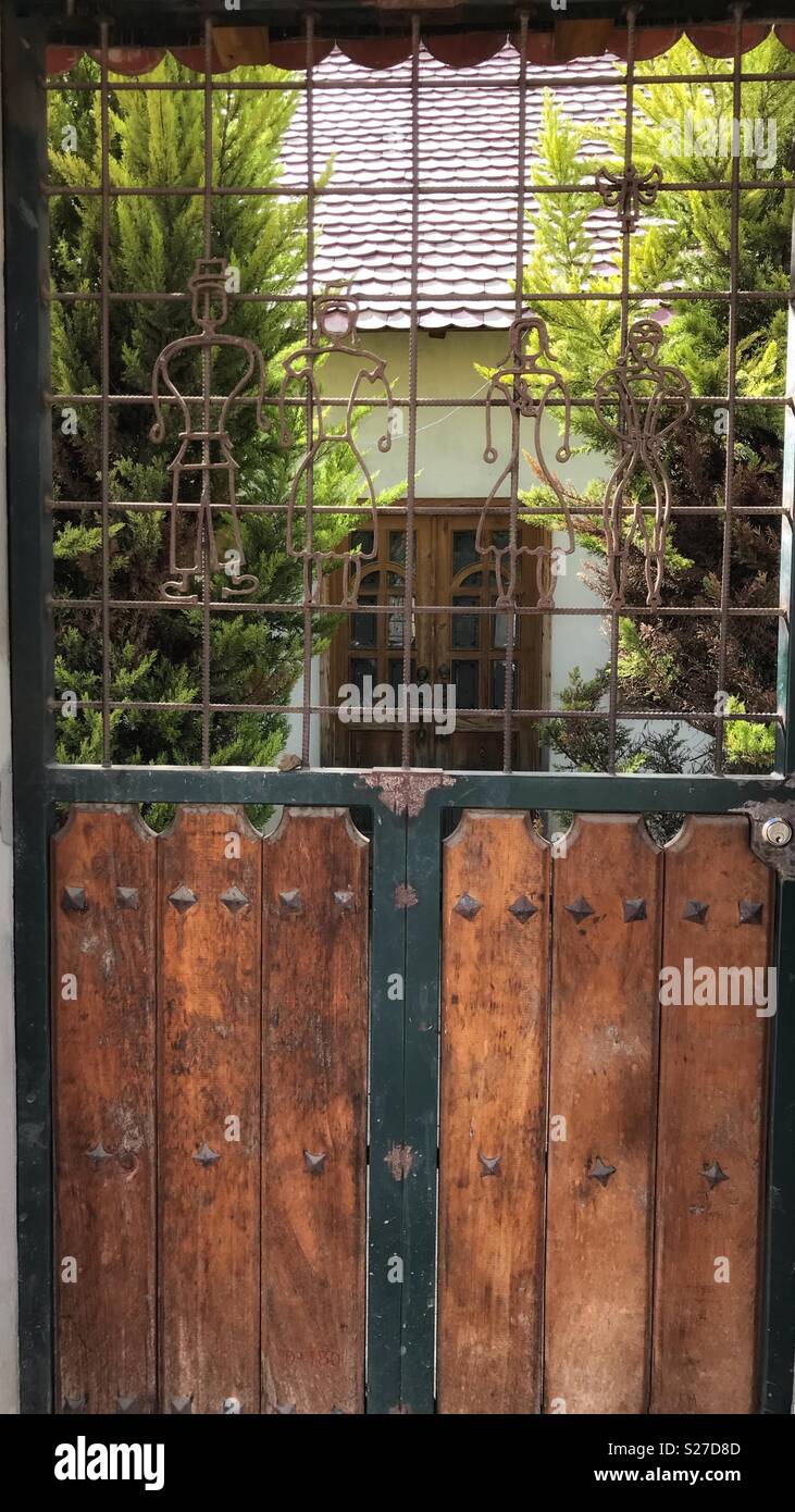 Cool gate in Ecuador Stock Photo - Alamy