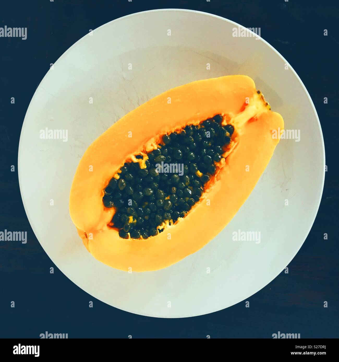 Inside papaya hi-res stock photography and images - Alamy