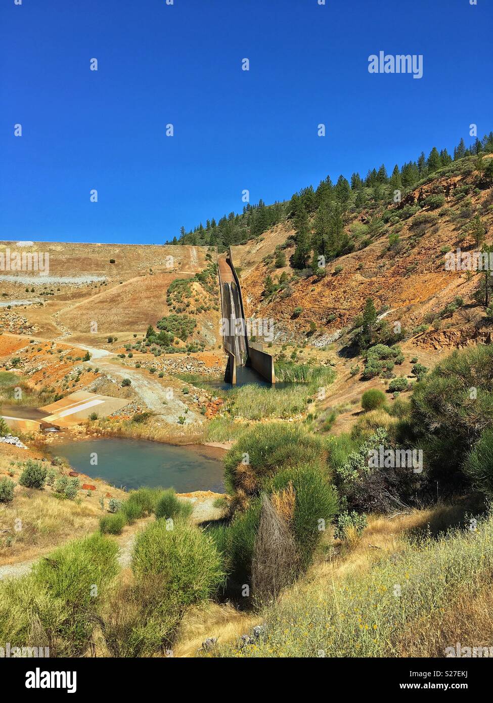 Keswick Dam, in Northern California Stock Photo - Alamy
