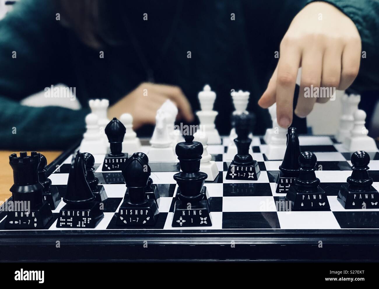 The game of chess Stock Photo - Alamy