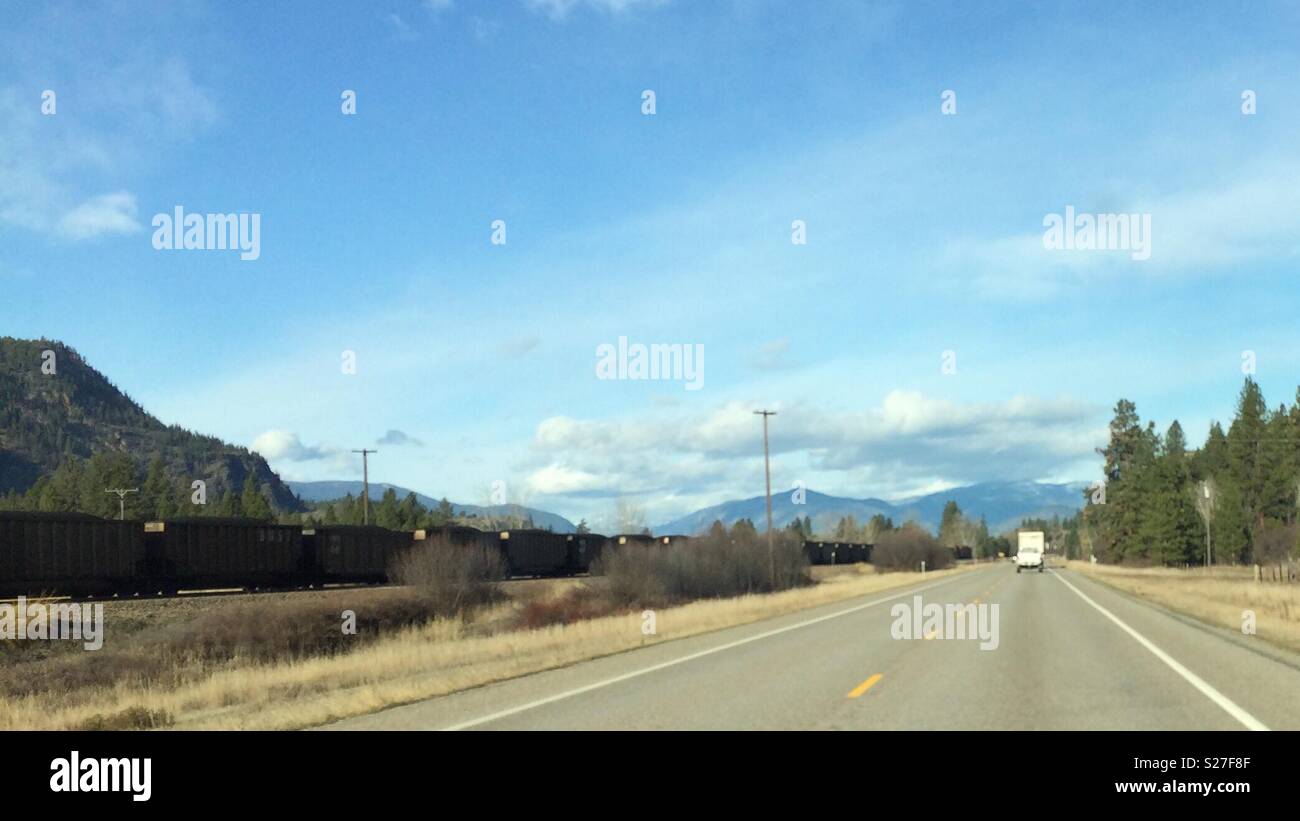Highway train hi-res stock photography and images - Alamy