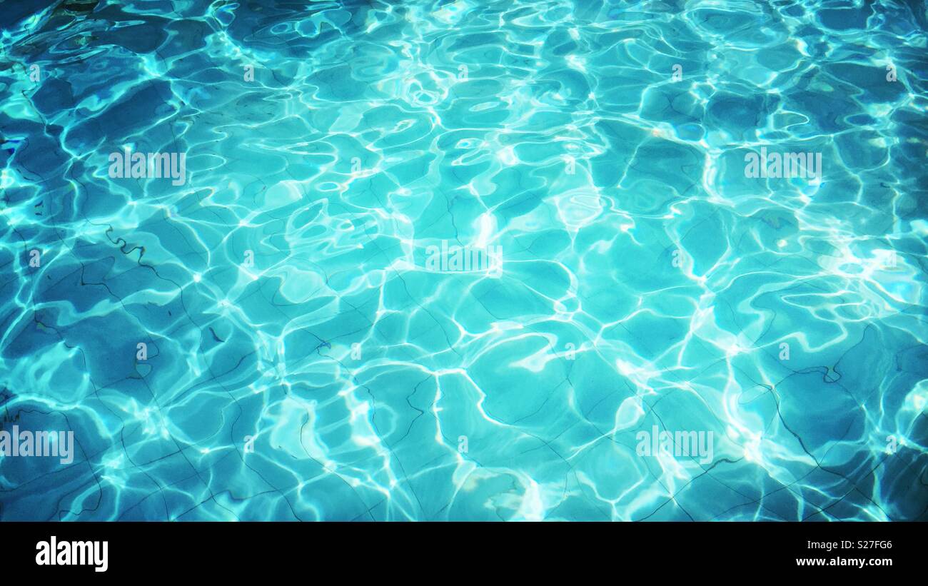 Detail of water in a pool Stock Photo - Alamy