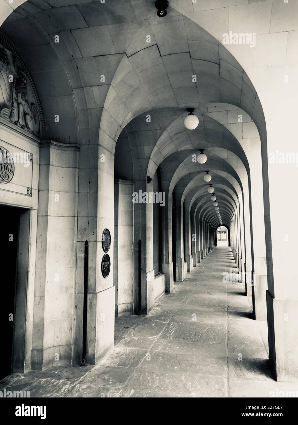 Arched corridor hi-res stock photography and images - Alamy