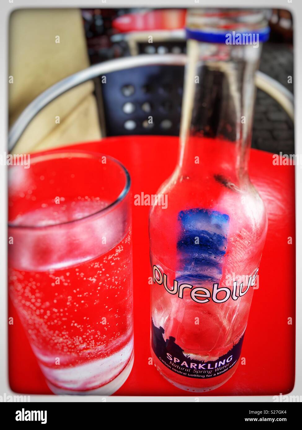 Pureblue sparkling water hi-res stock photography and images - Alamy