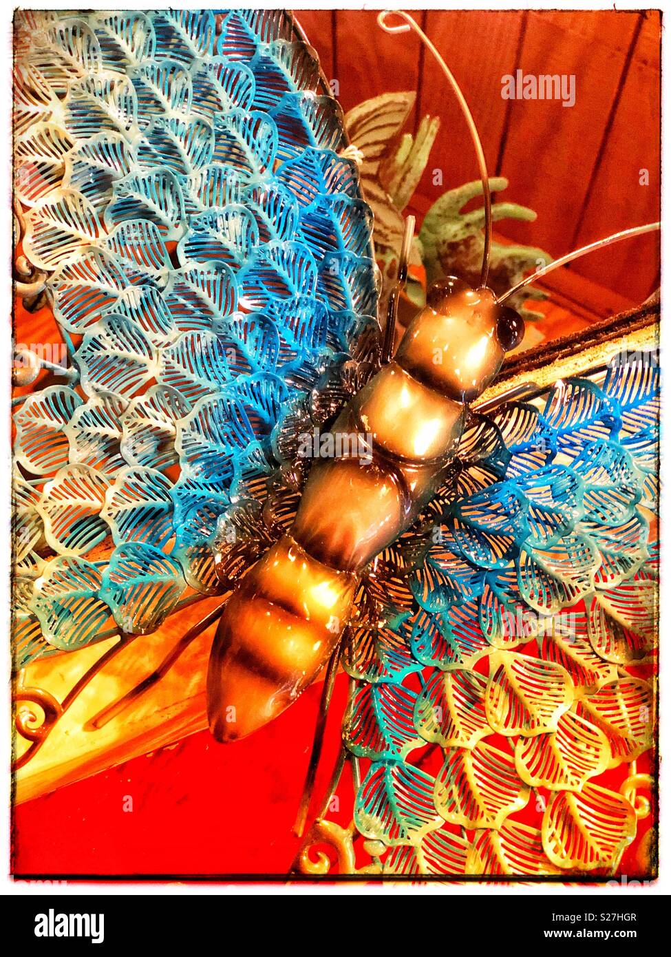 The butterfly made of metal hi-res stock photography and images - Alamy
