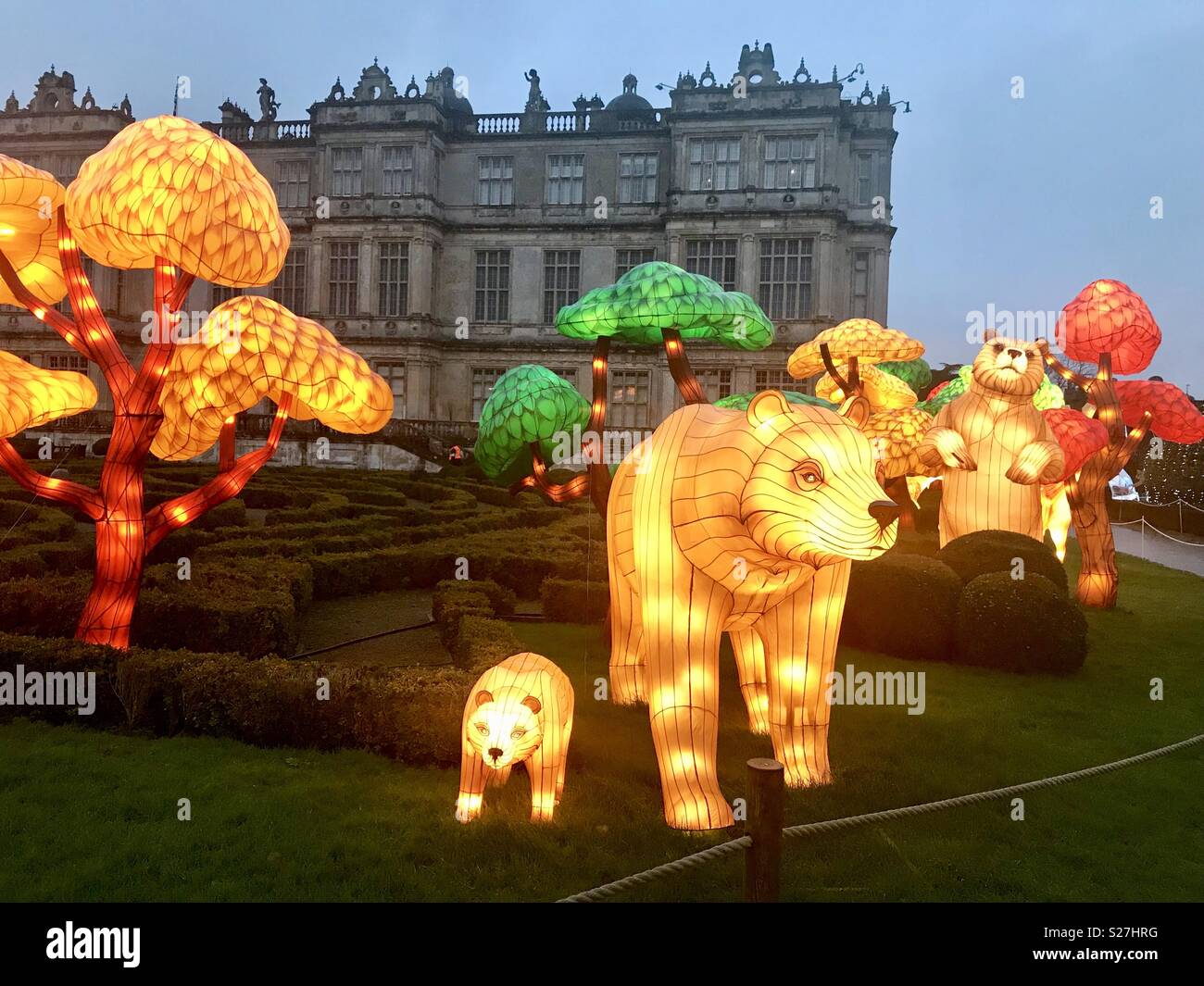Longleat festival of light 2017 Stock Photo - Alamy