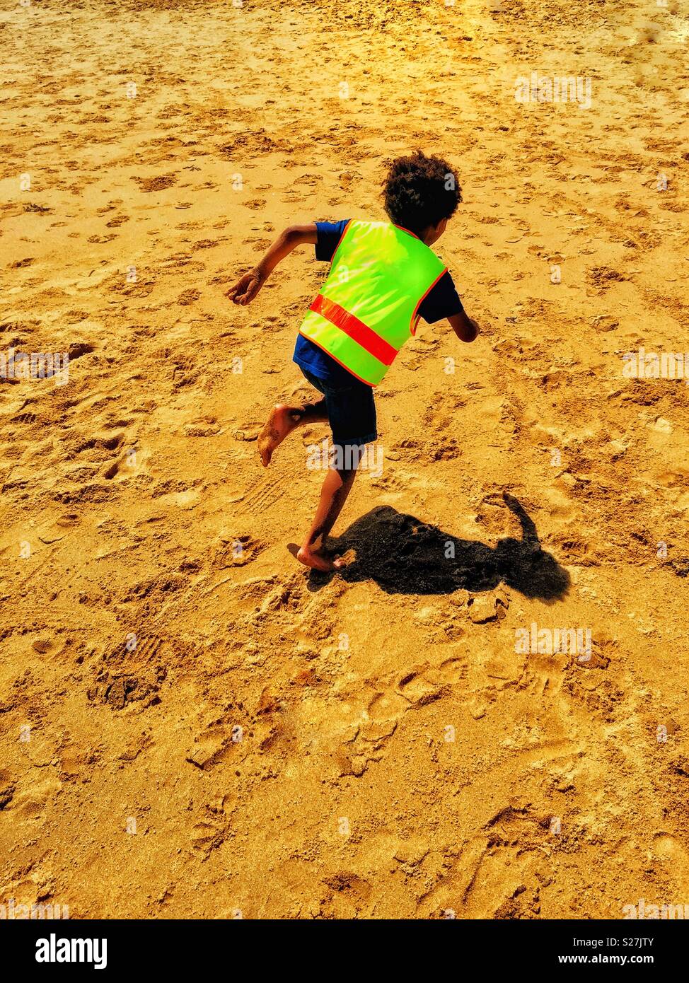Boy Running Away From Home