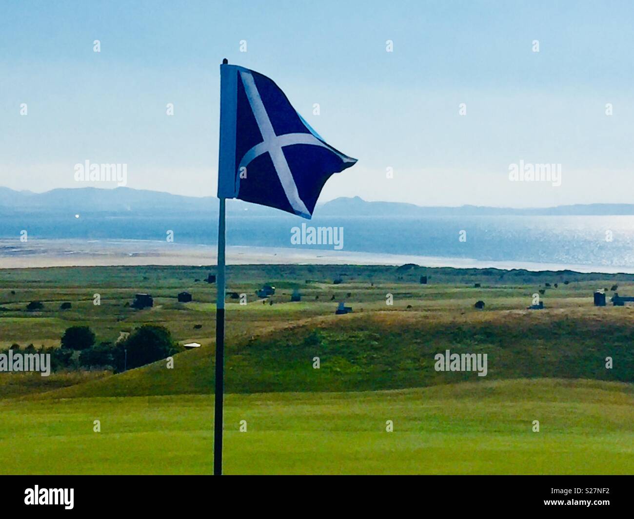 Scottish open flag hi-res stock photography and images - Alamy