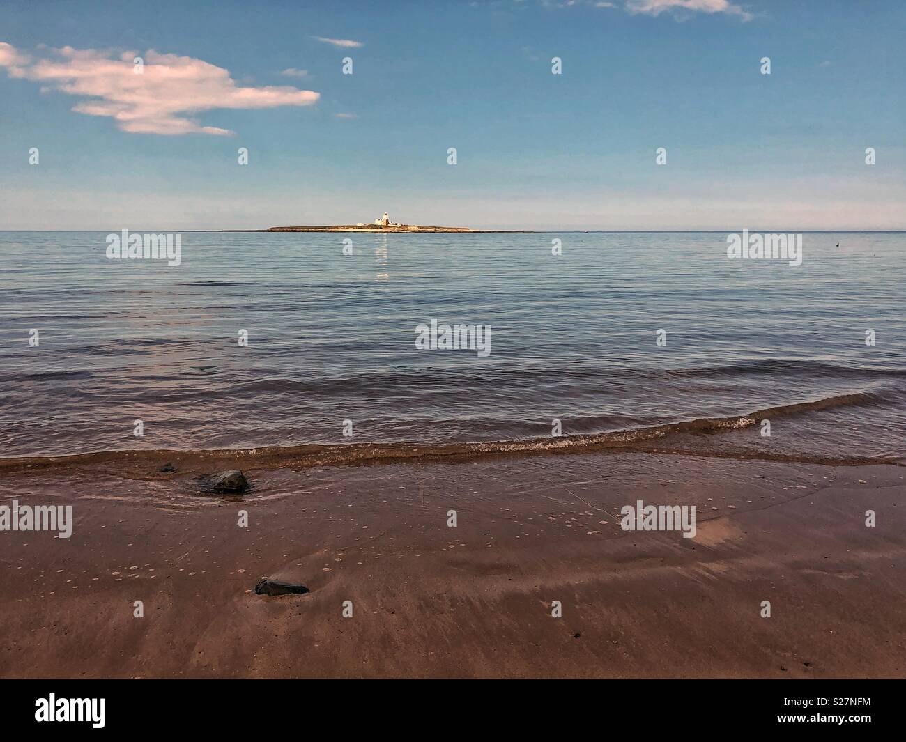 Coquet Island lighthouse Stock Photo - Alamy