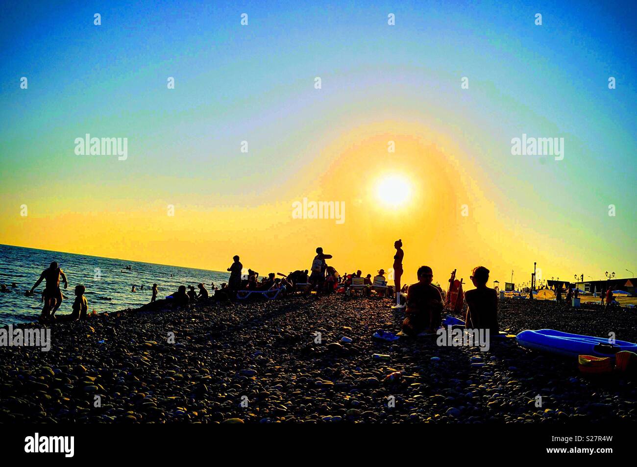 Beach color palette hi-res stock photography and images - Alamy