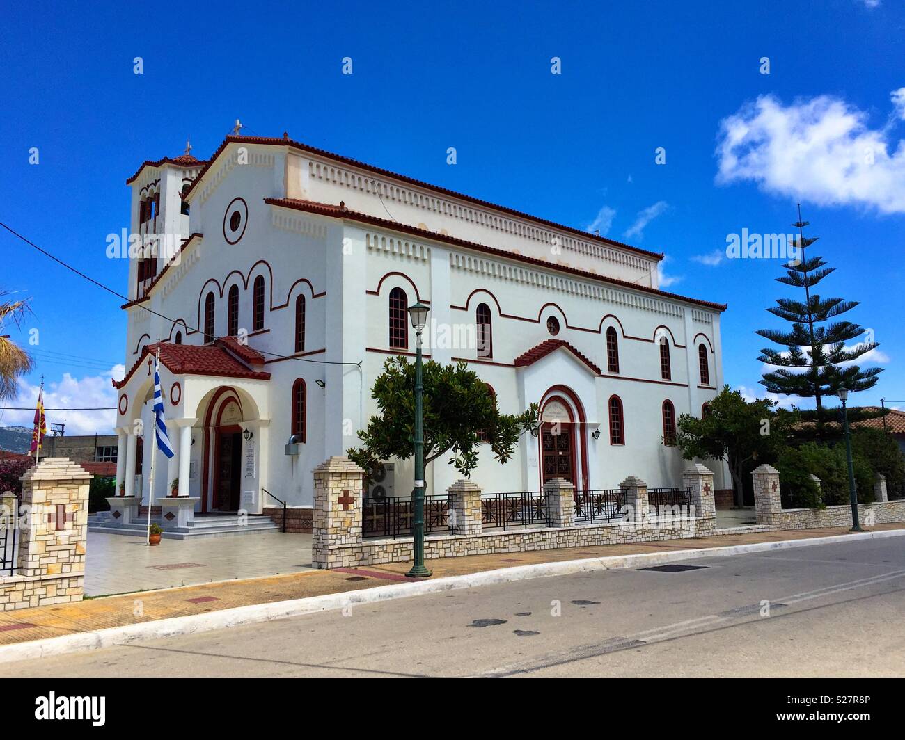 Greek Orthodox Church in Sami Kefalonia Stock Photo - Alamy
