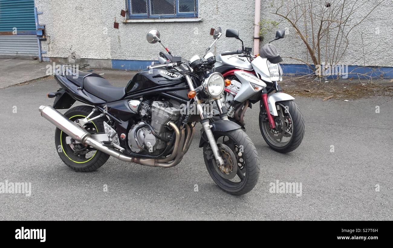 Two parked motorcycles hi-res stock photography and images - Alamy