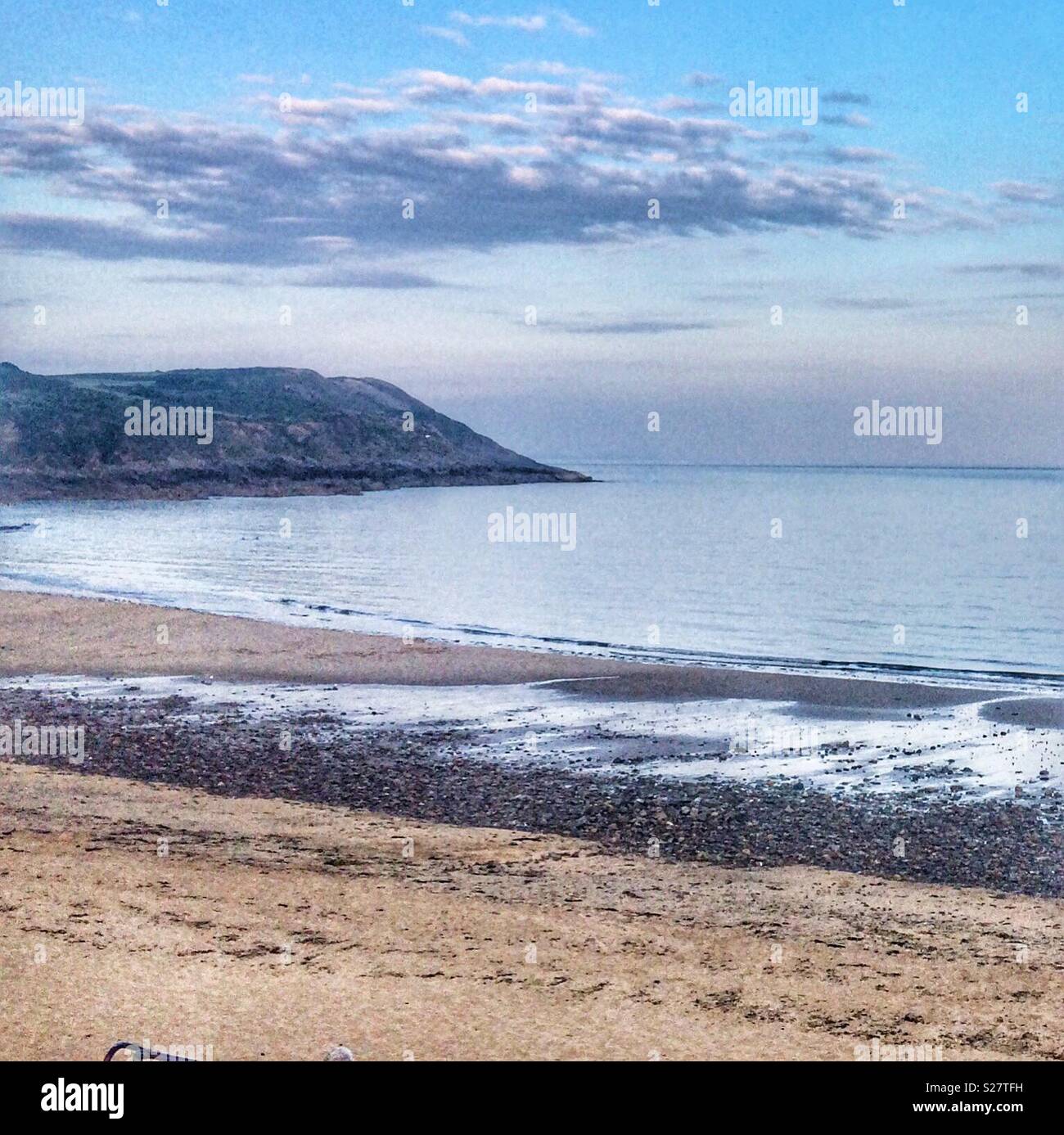 Langland beach hi-res stock photography and images - Alamy
