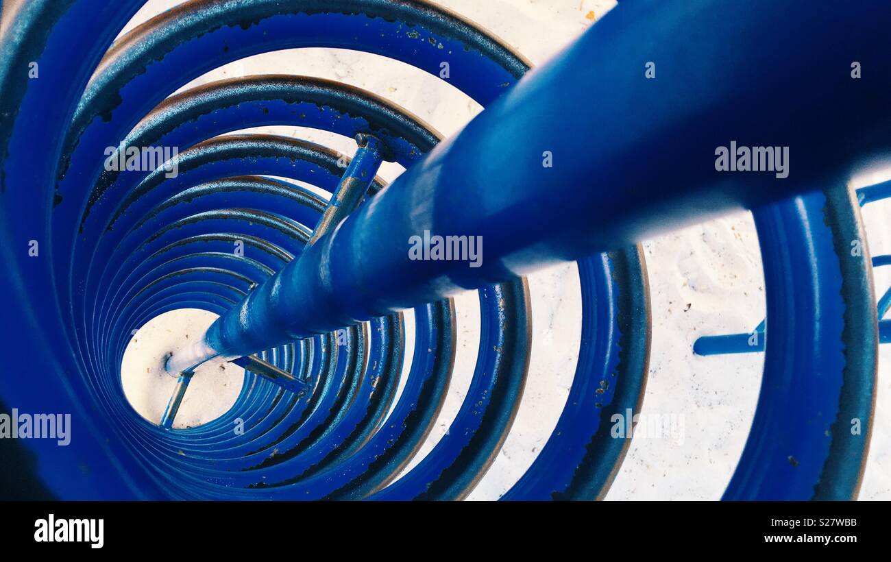 Playground metal climbing section Stock Photo - Alamy