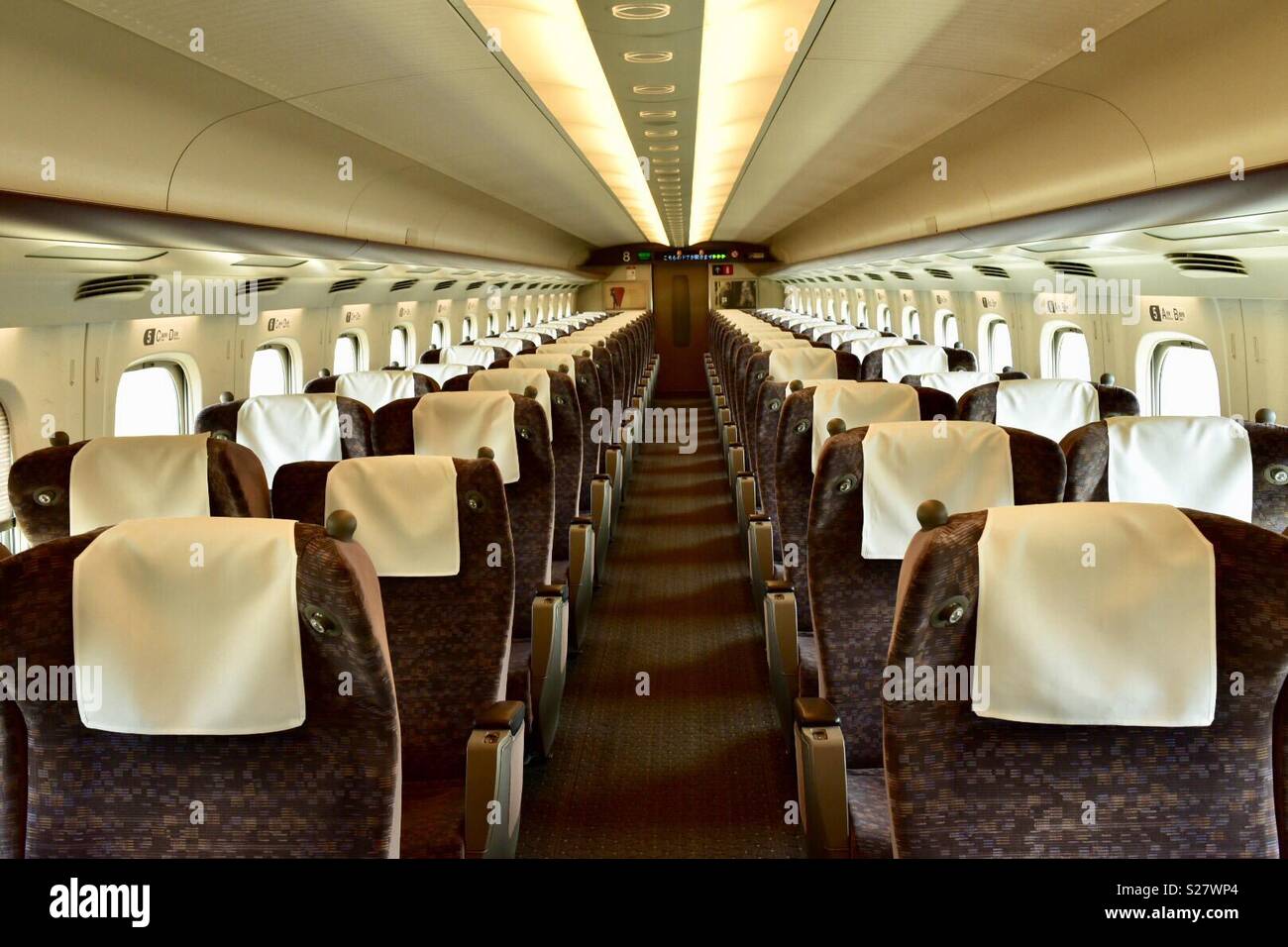 Japanese shinkansen interior not inside hi-res stock photography and images - Alamy