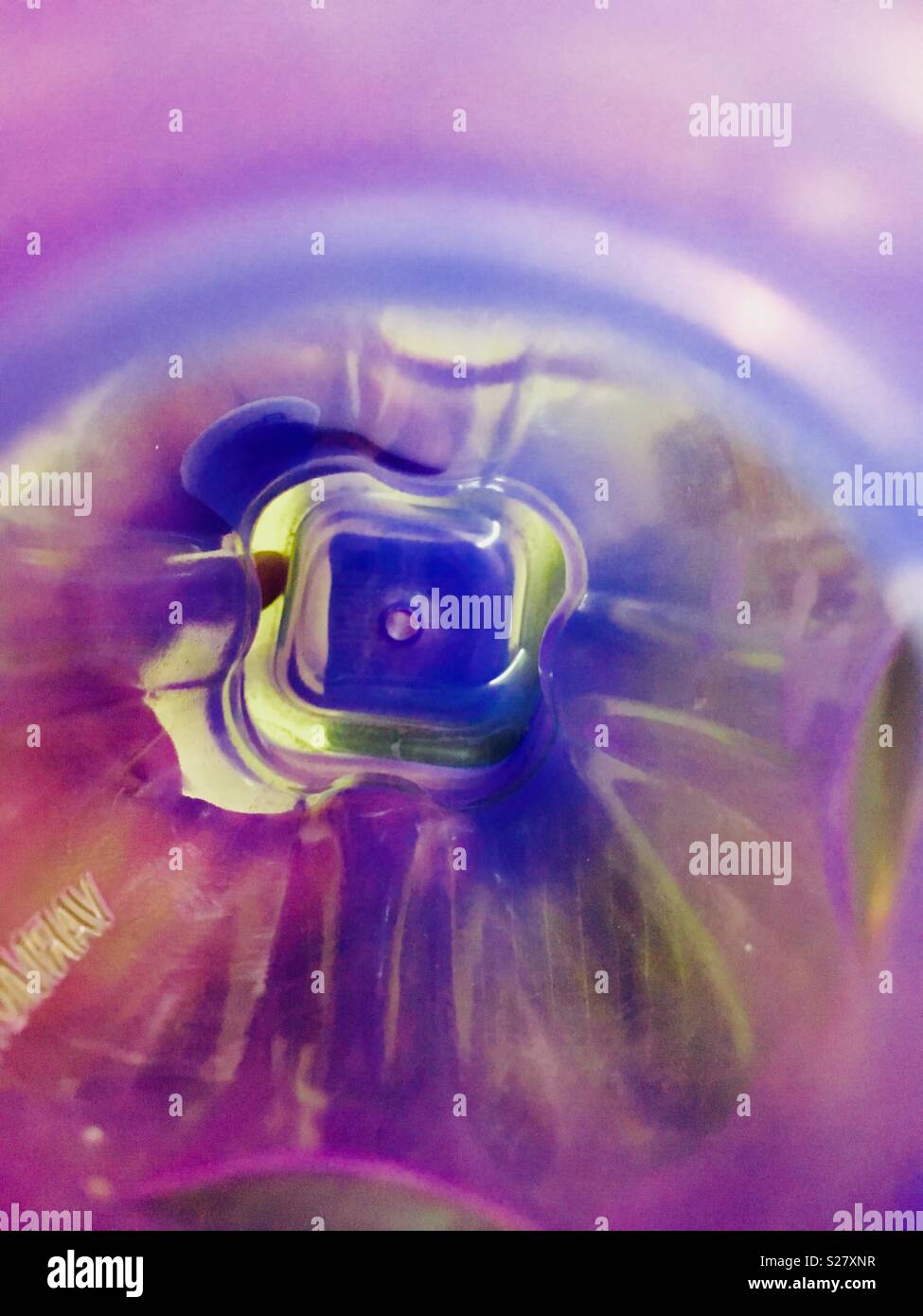 Inside view of my water bottle Stock Photo - Alamy