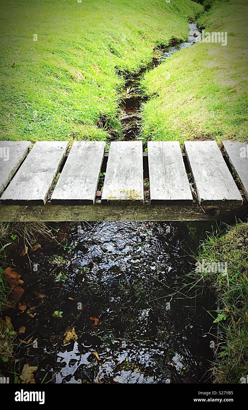 Bridge over water Stock Photo - Alamy