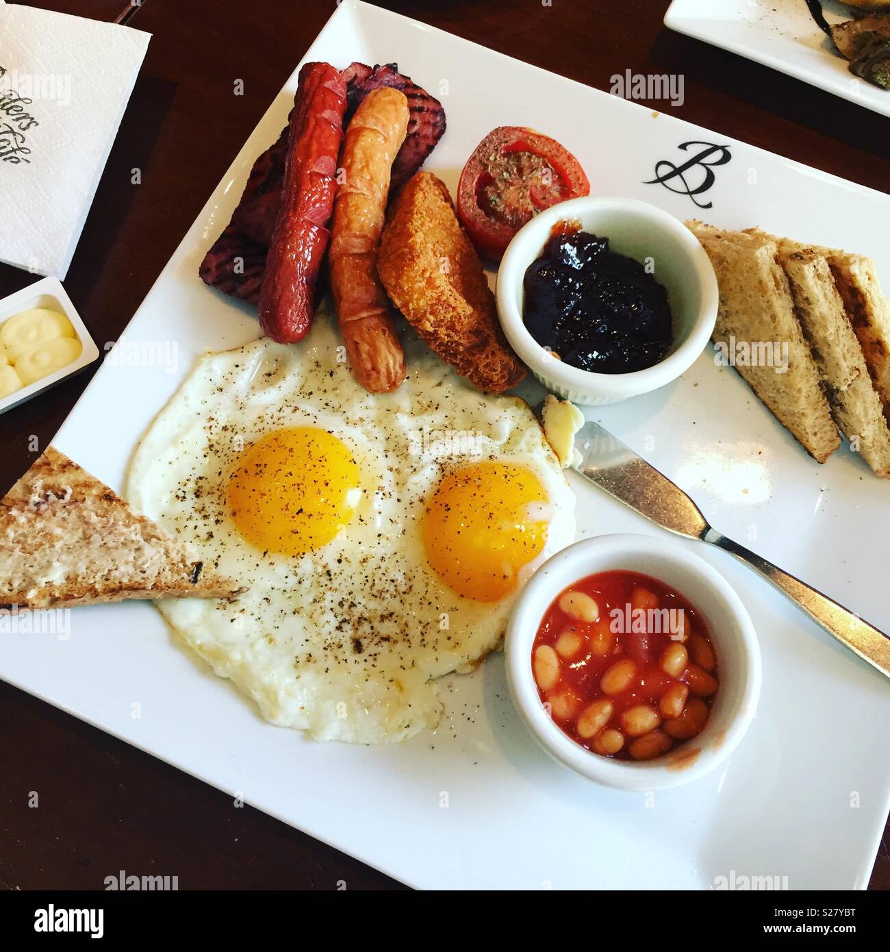 American breakfast hash browns hi-res stock photography and images - Alamy