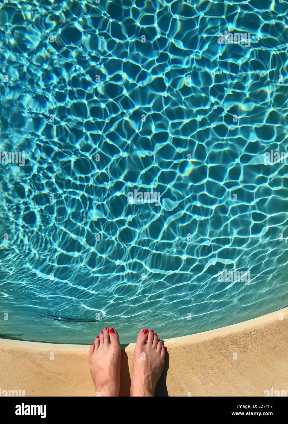 Pool feet woman hi-res stock photography and images - Alamy