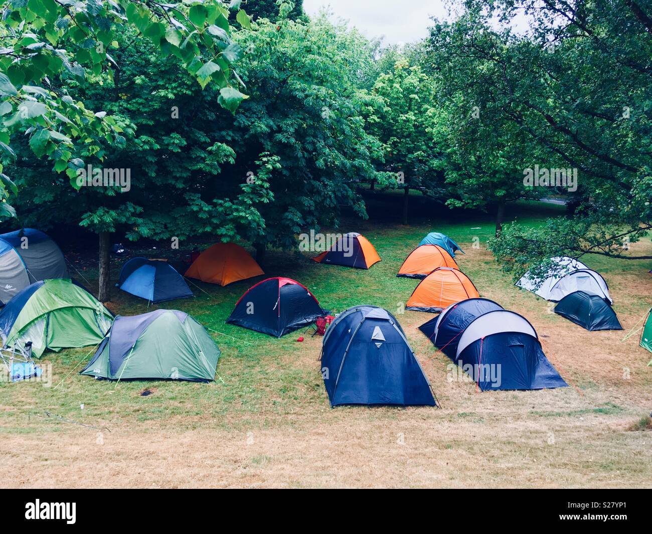 Tents in Kelvingrove park for Pride weekend Stock Photo - Alamy