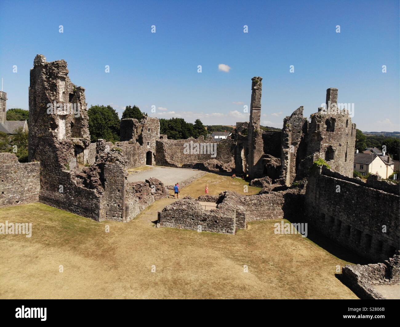 Coity castle Bridgend South Wales Stock Photo - Alamy