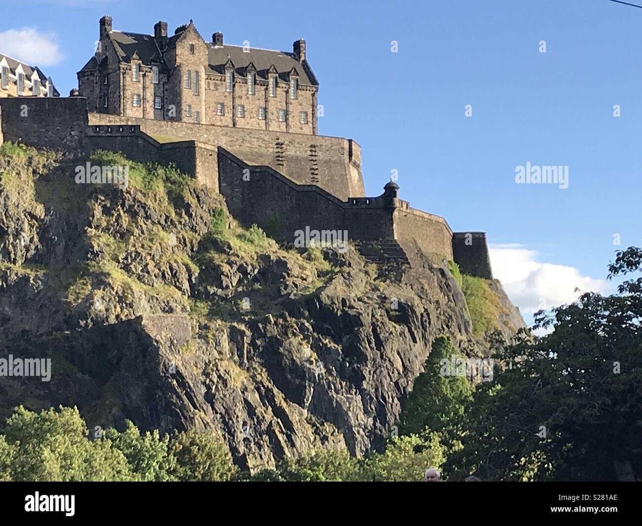 Edinburgh Castle, Princes Street, Edinburgh Stock Photo - Alamy
