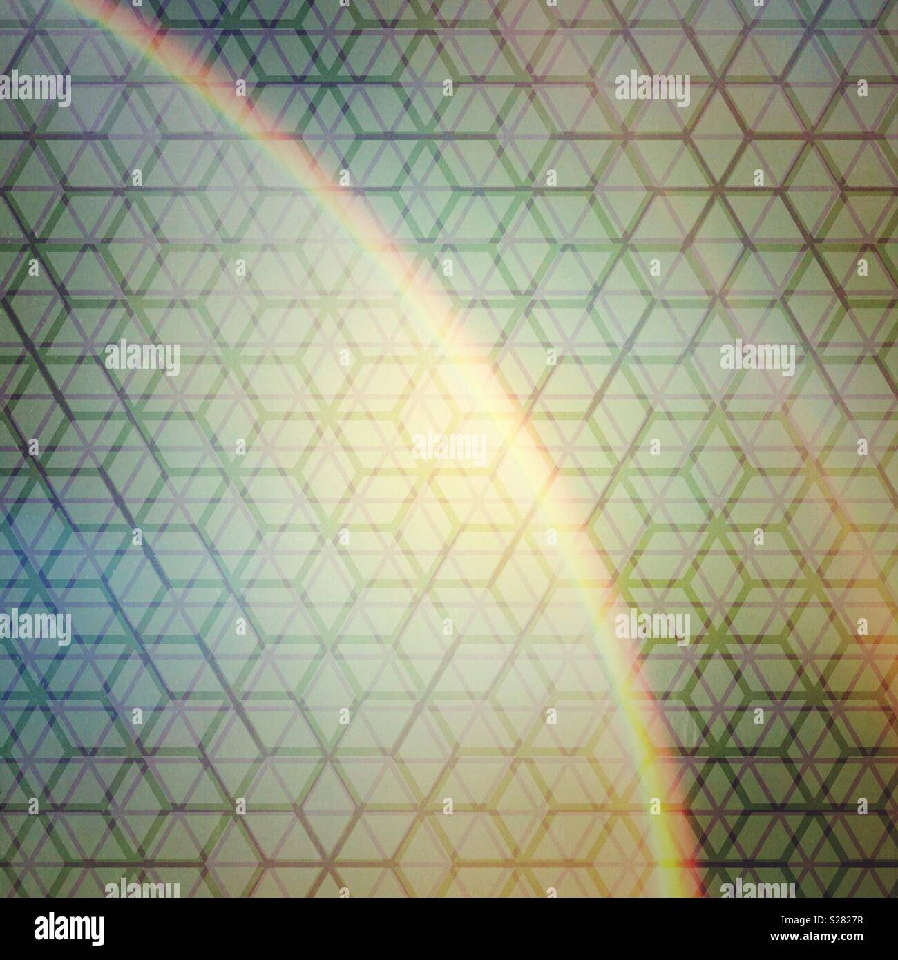 Rainbow geometric hi-res stock photography and images - Alamy