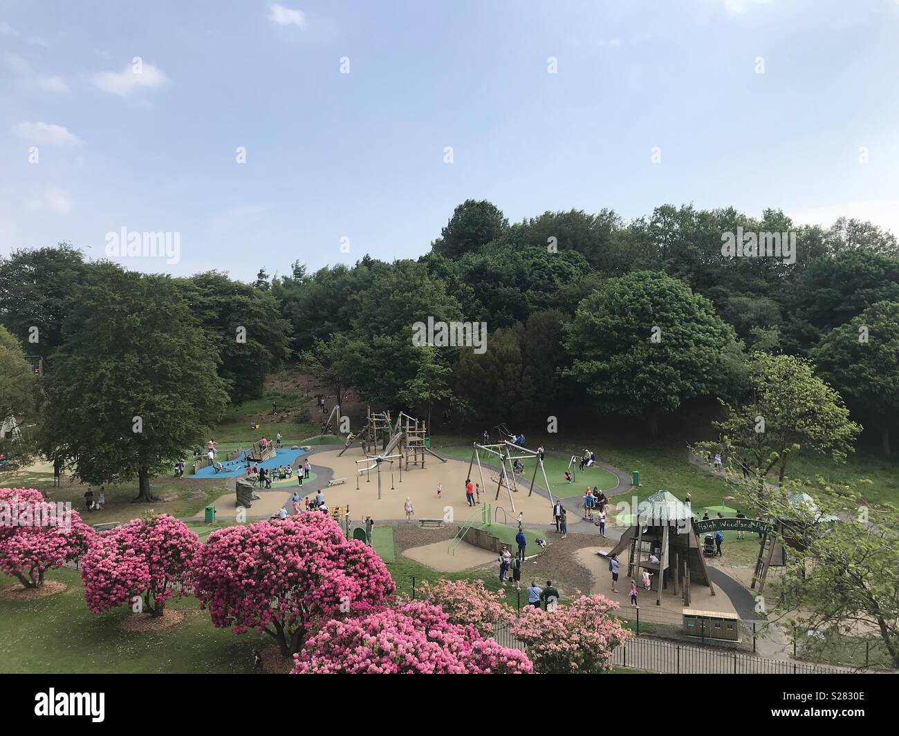 Park from above Stock Photo - Alamy