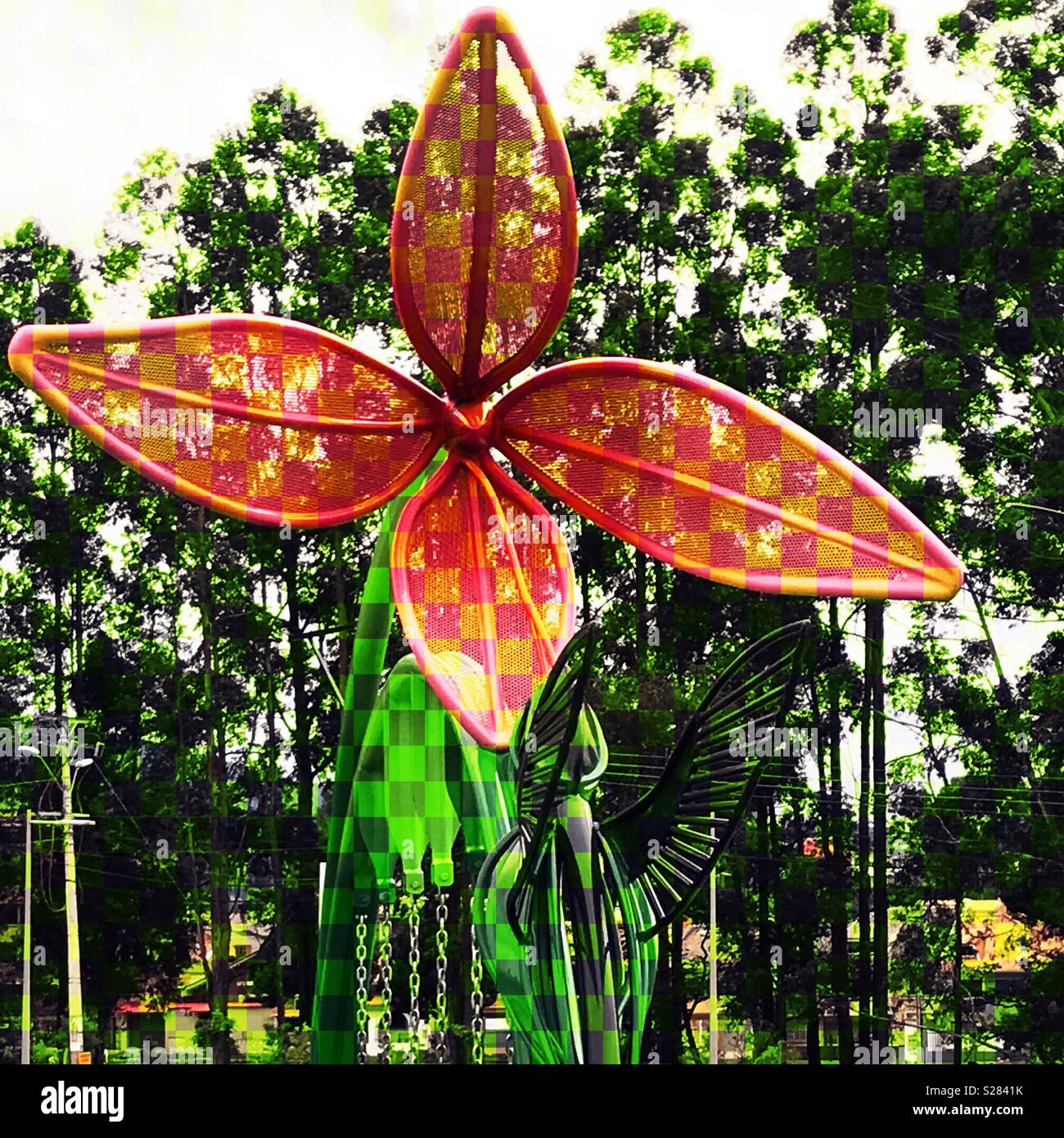 Geometric flower hi-res stock photography and images - Alamy