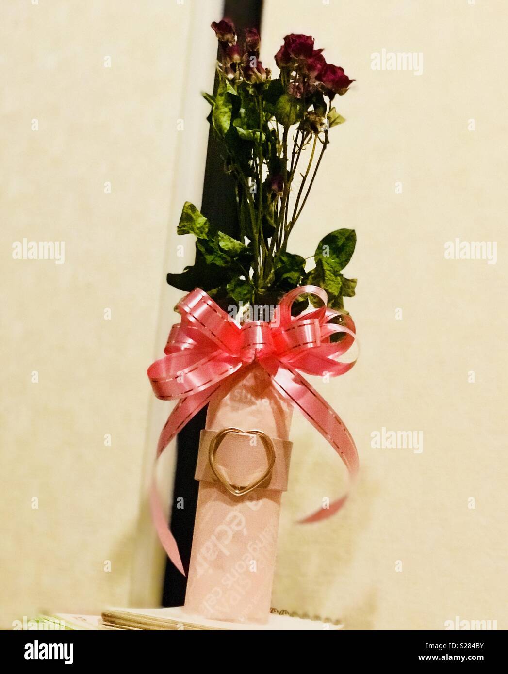 Dried mini roses Stock Photo - Alamy