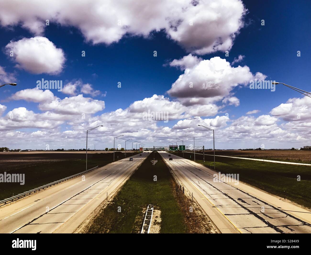 The open highway Stock Photo - Alamy