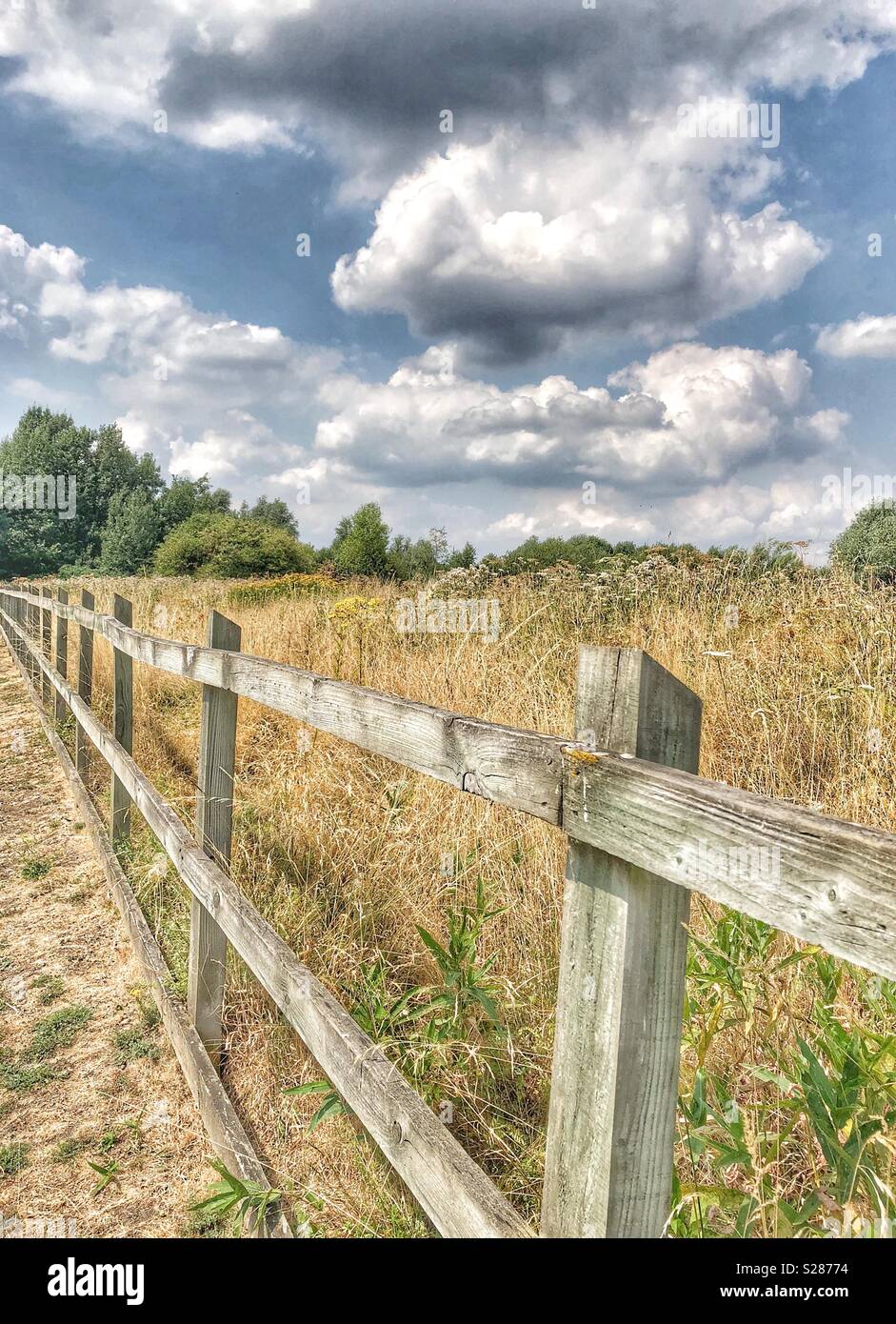 English field fence hi-res stock photography and images - Alamy