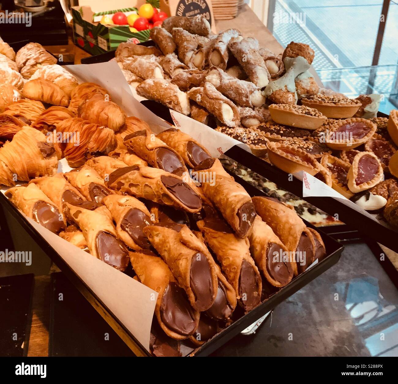 Italian cafe food pastries hi-res stock photography and images - Alamy