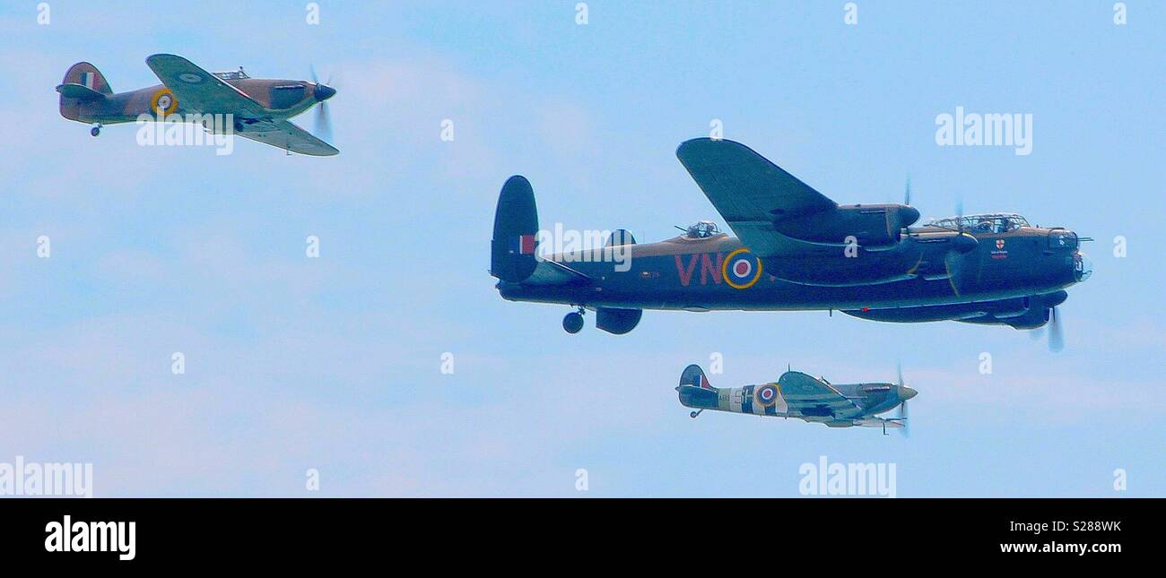 BAttle of Britain Memorial Flight Stock Photo - Alamy