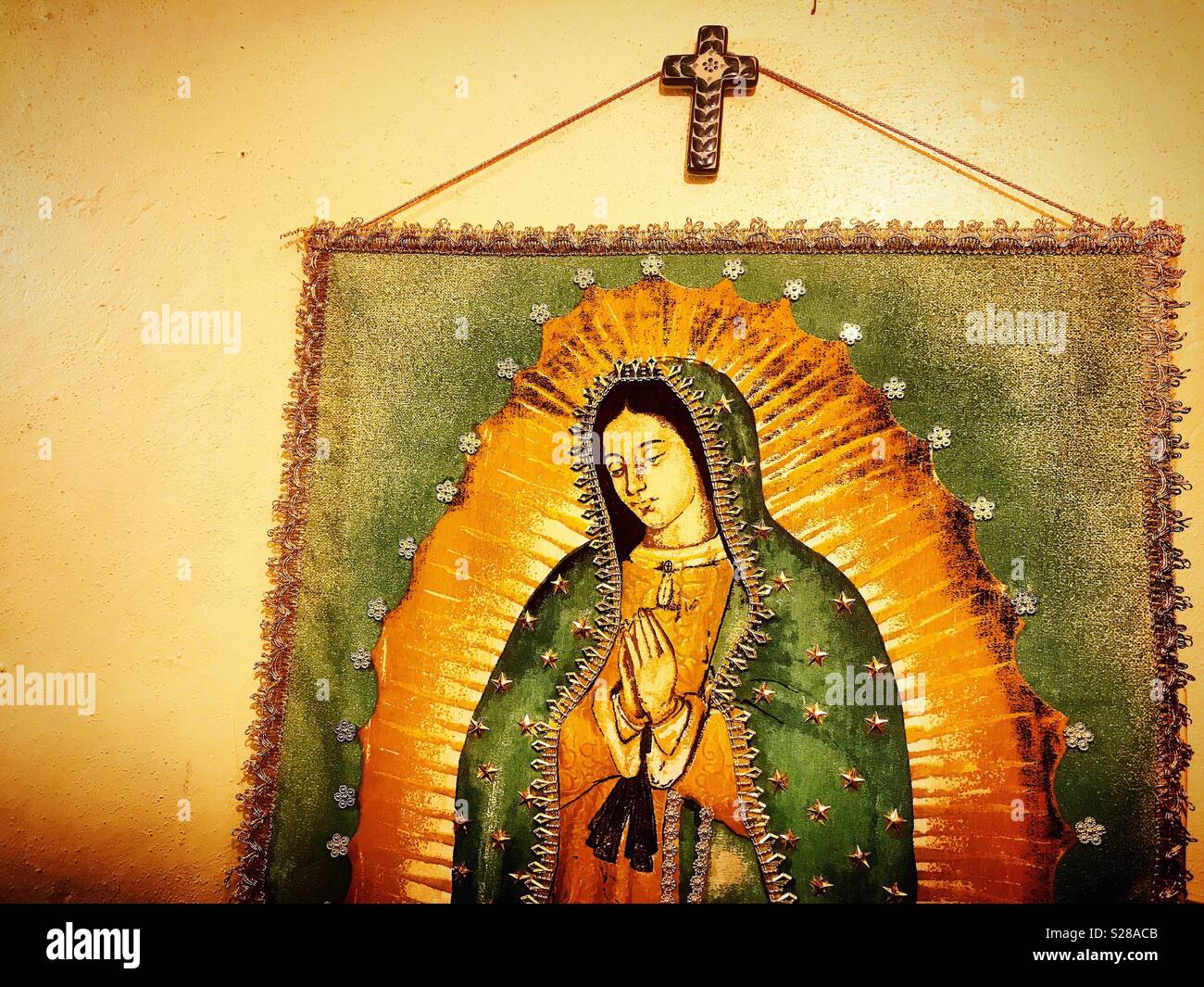 Virgen de guadalupe banner hi-res stock photography and images - Alamy